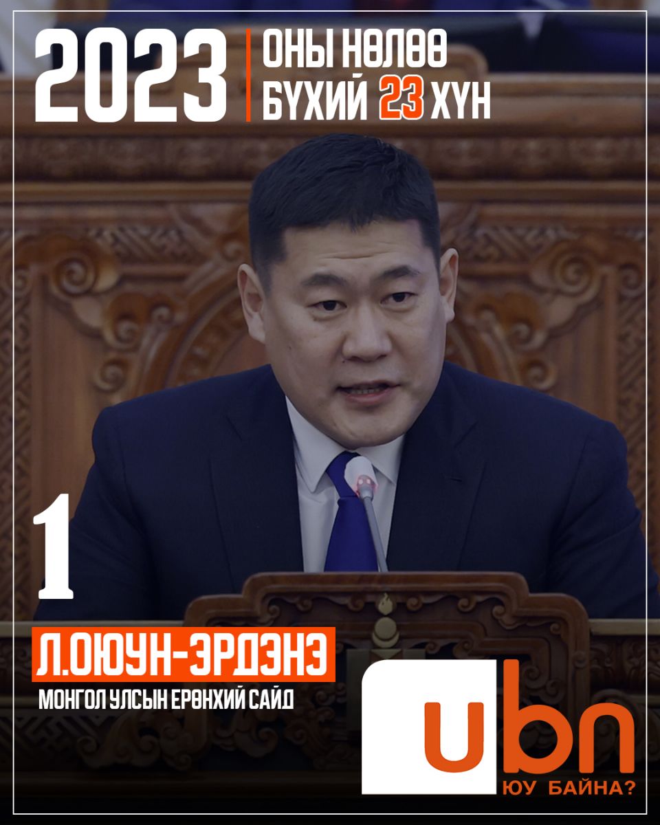 ТАНИЛЦ: 2023 оны НӨЛӨӨ бүхий 23 хүнийг UBN.MN сайт нэрлэж байна